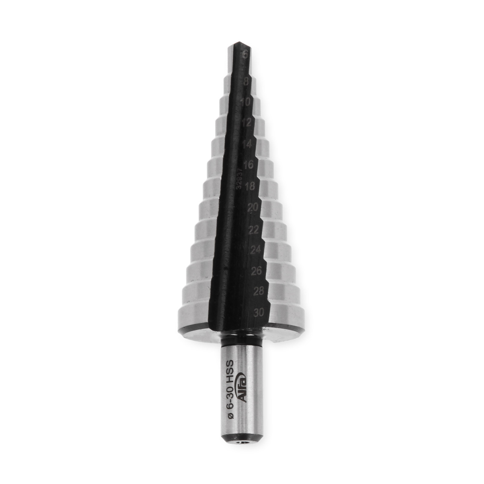 Präziser, HSS-Profi-Spiral-Stufenbohrer - gerade genutet
