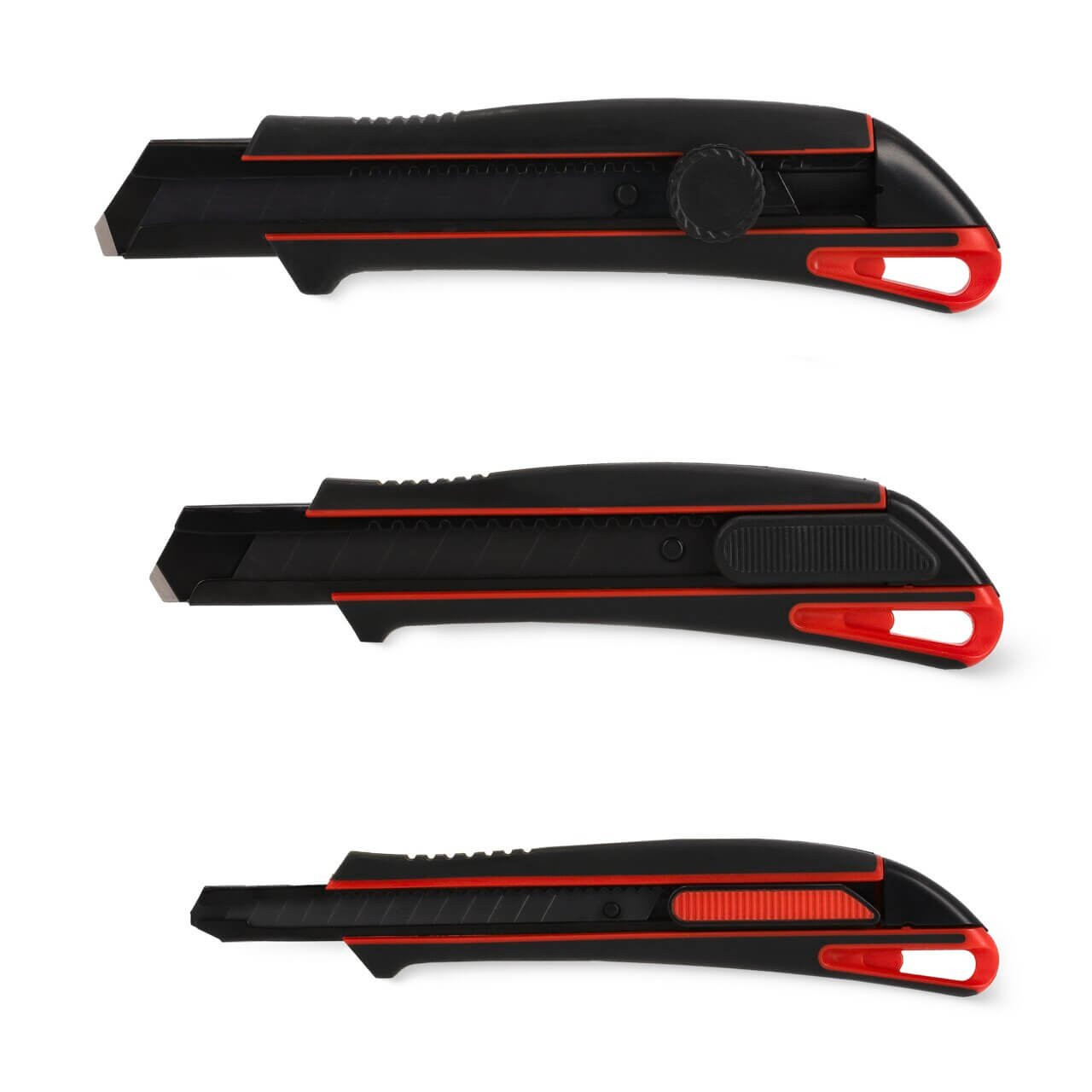 Cuttermesser mit ergonomischen 2K-Griff