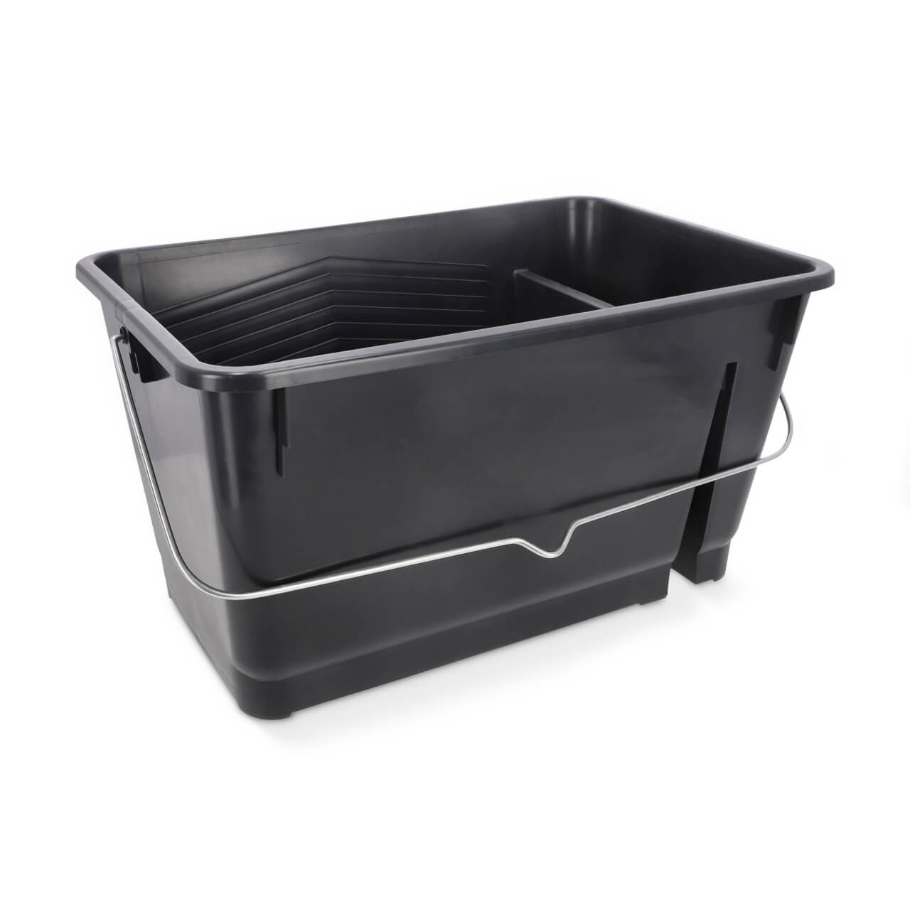 Stapelbarer Farbeimer mit Werkzeugfach