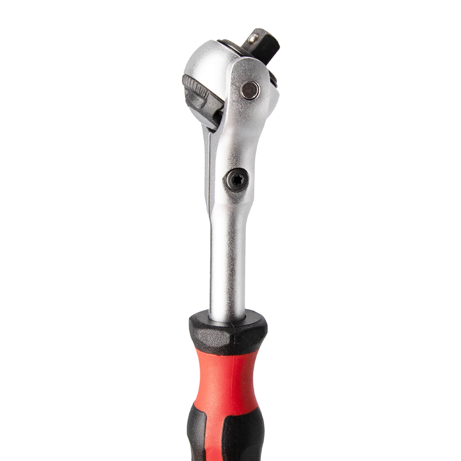 Flexible, stufenlos verstellbare 1 /4 Schwenkkopf-Ratsche