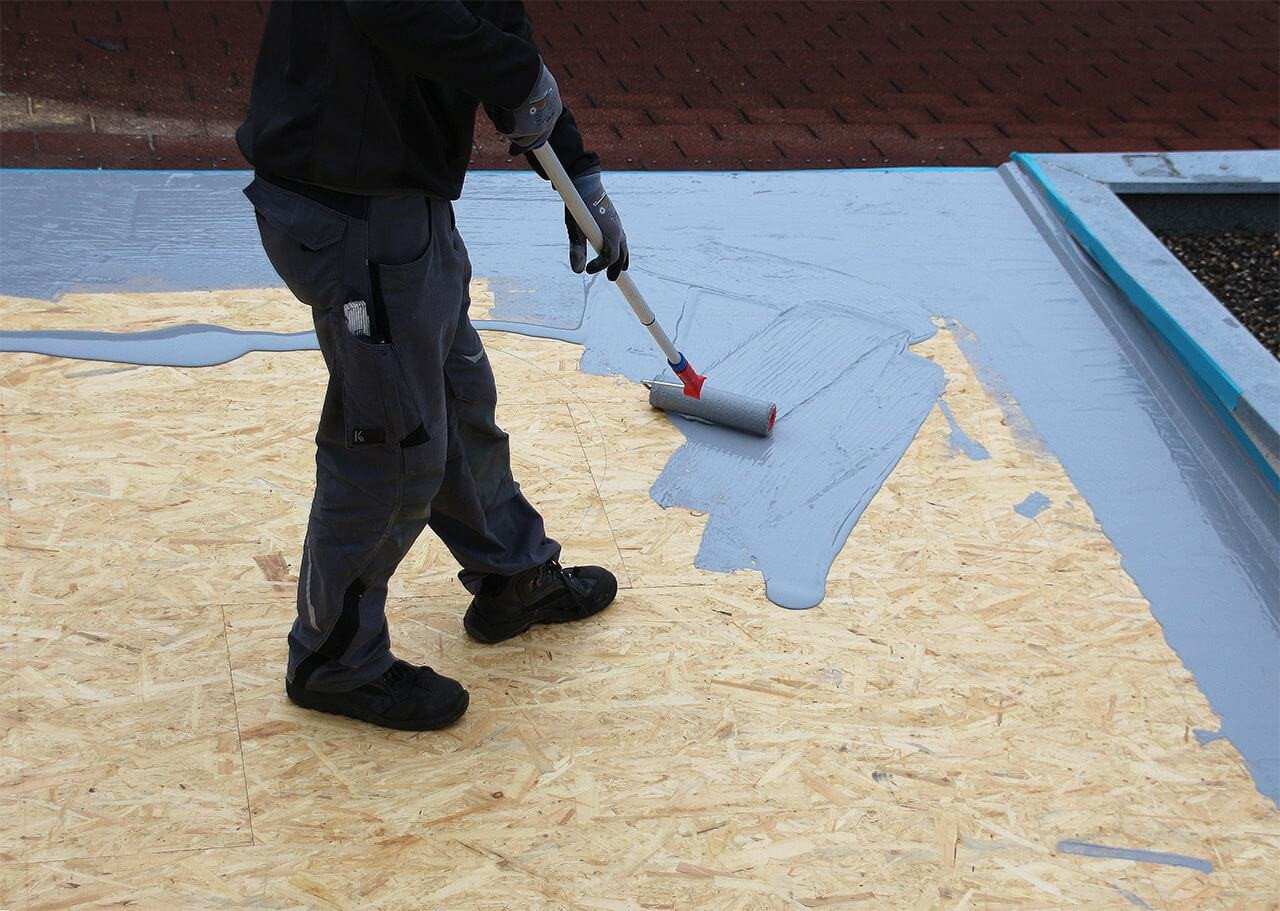 AXOL Flachdach-Abdichtung Easy - Flüssigkunststoff grau