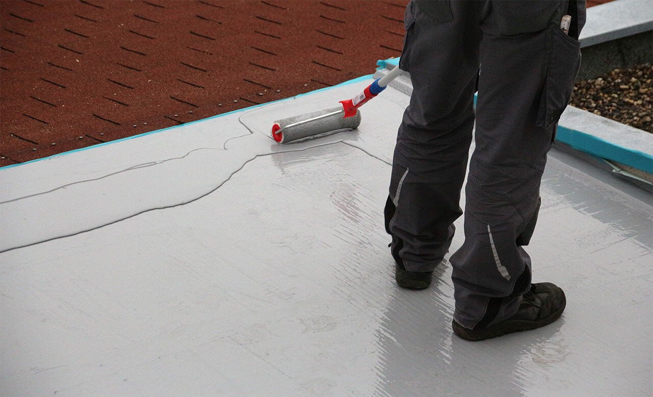 AXOL Flachdach-Abdichtung Easy - Flüssigkunststoff grau